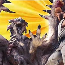 Take on giant creatures as Street Fighter's Ryu and Sakura in Monster ...