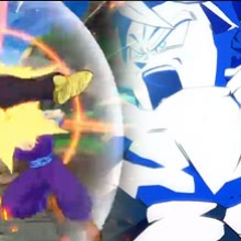 This shortened battle recreation between Teen Gohan and Perfect Cell in ...