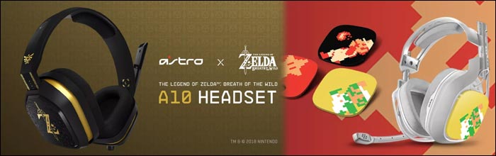 Zelda and Mario-themed headsets for the Nintendo Switch announced by Astro