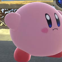Kirby can inhale projectiles then spit out stars at opponents or ...