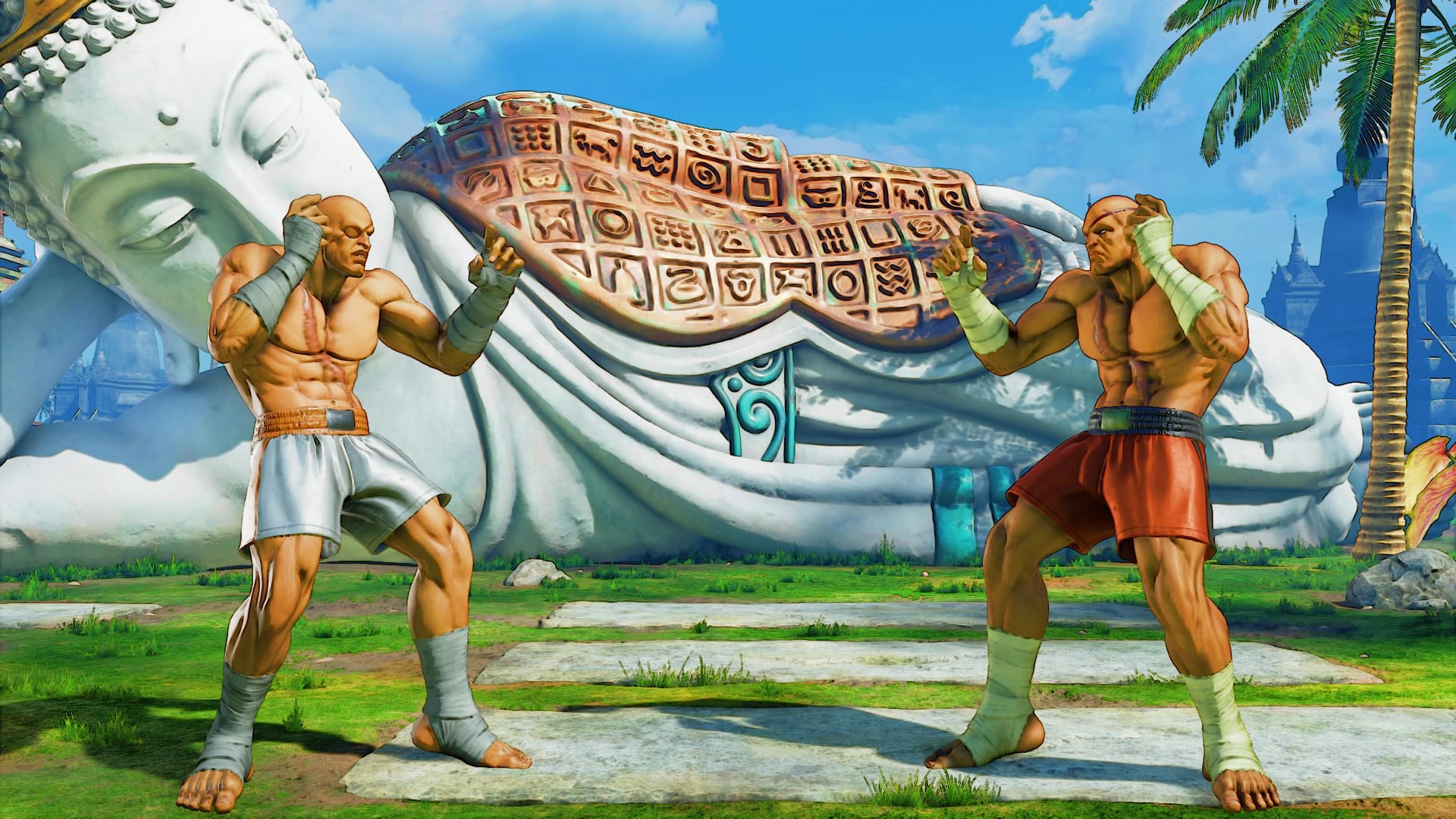 Sagat's nostalgia costume colors and Easter egg in Street Fighter 5 ...