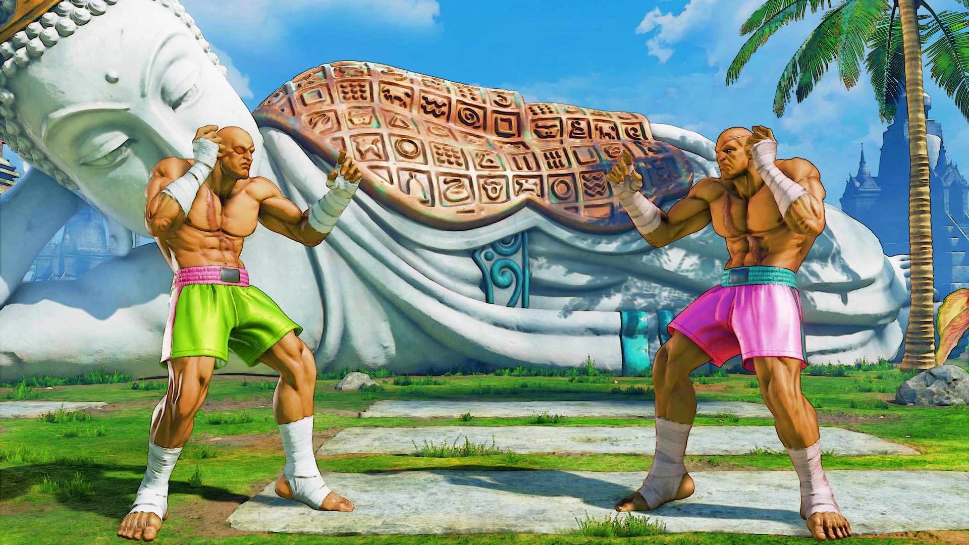 Sagat's nostalgia costume colors and Easter egg in Street Fighter 5 ...