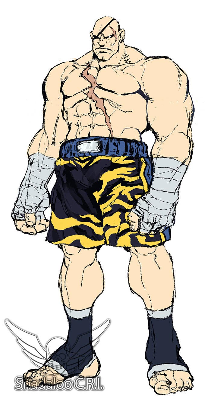Sagat's SF5 concept art 1 out of 5 image gallery