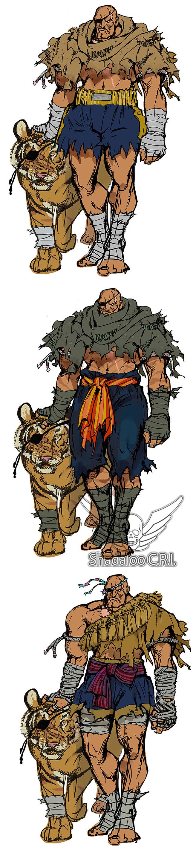 Sagat's SF5 concept art 4 out of 5 image gallery