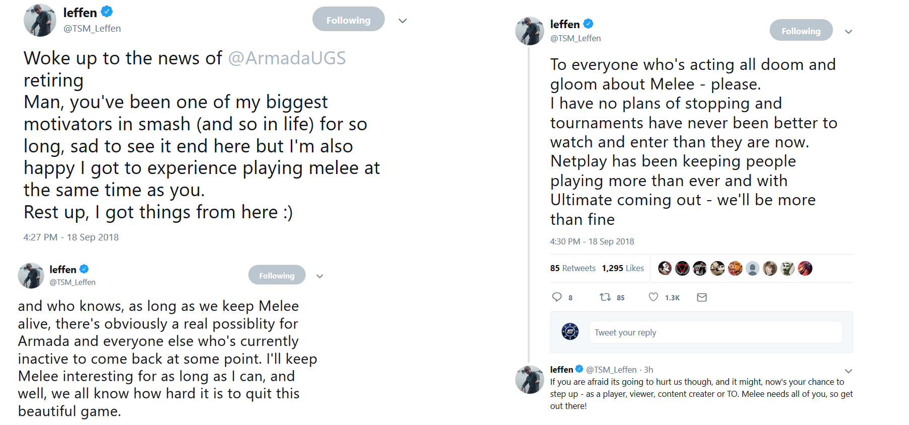 Smash Bros. and FGC community reactions to Armada's retirement 2 out of ...