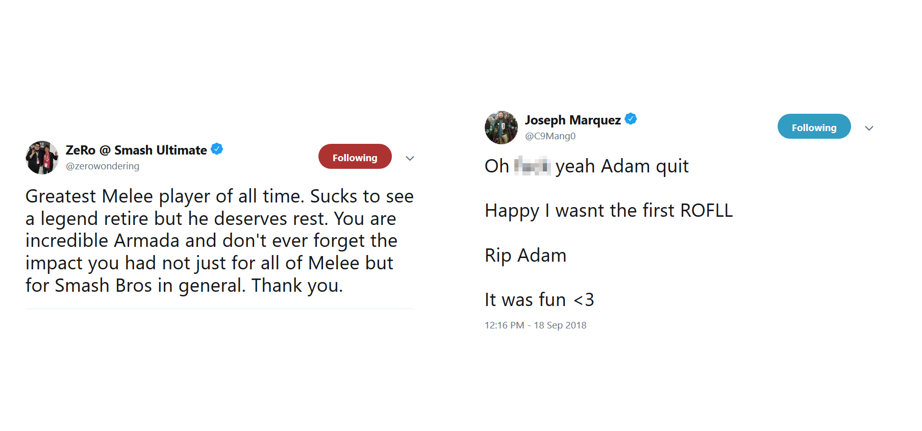 Smash Bros. and FGC community reactions to Armada's retirement 3 out of ...