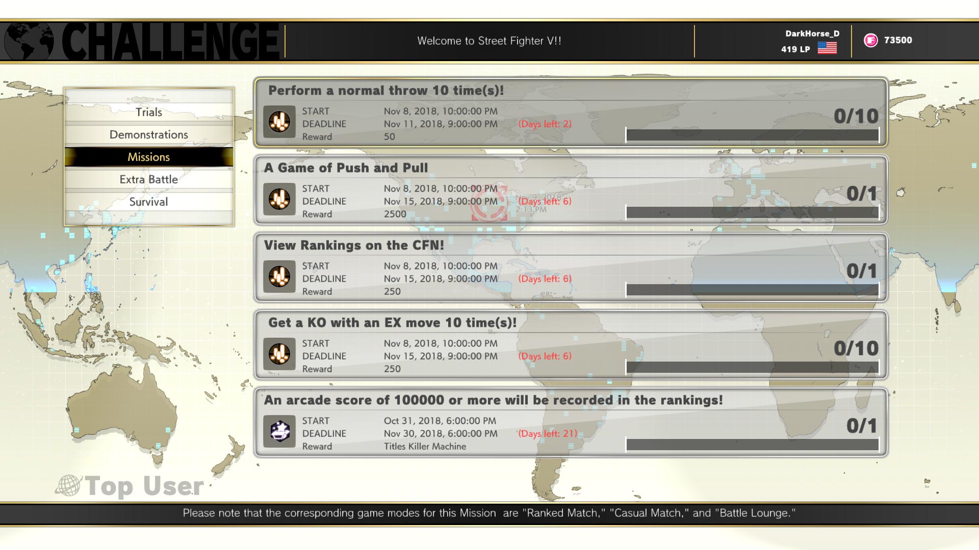 SF5 weekly mission 11/9 1 out of 6 image gallery