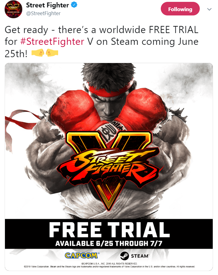 SF5 PC trial 1 out of 2 image gallery