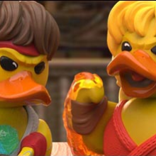 Spinning Duck Kick! - Street Fighter-themed cosplaying rubber ducks ...
