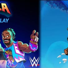 WWE superstars The Rock, John Cena, Becky Lynch, and Xavier Woods ...