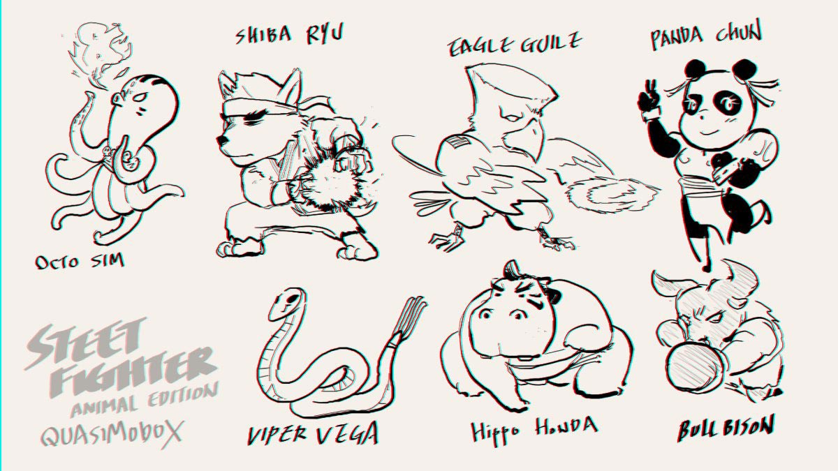 Street Fighter Animal Edition 1 out of 4 image gallery