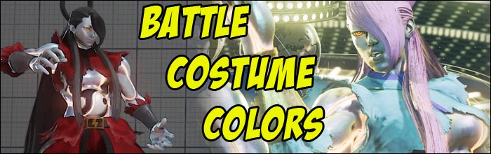 Here are Seth's Battle costume colors in Street Fighter 5: Champion Edition