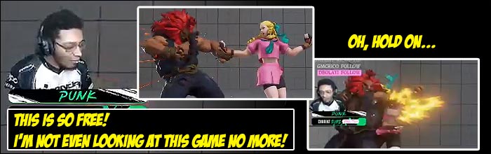 Punk celebrates rejoining Panda Global by destroying a Street Fighter 5 ...