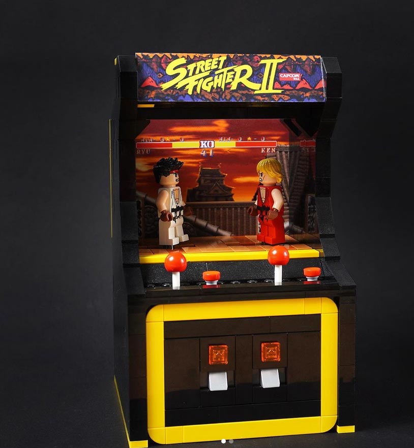 Custom Lego Street Fighter arcade 1 out of 4 image gallery