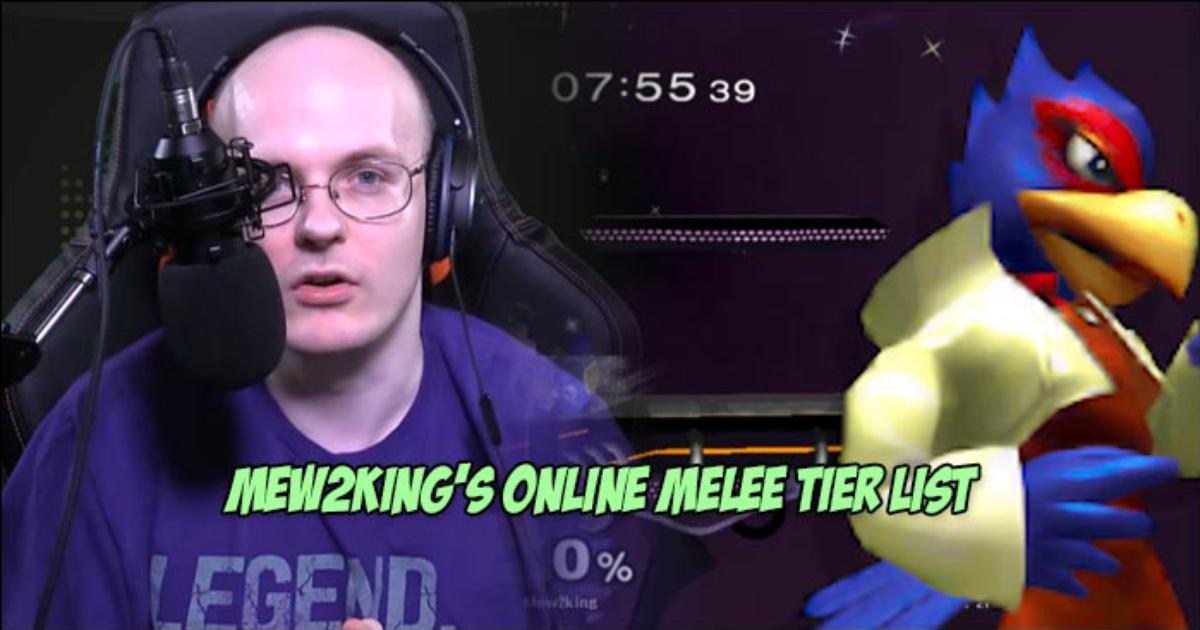 Mew2King releases his latest online Super Smash Bros. Melee tier list