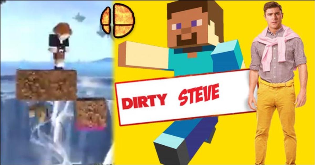This Steve montage for Super Smash Bros. Ultimate features the dirtiest ...