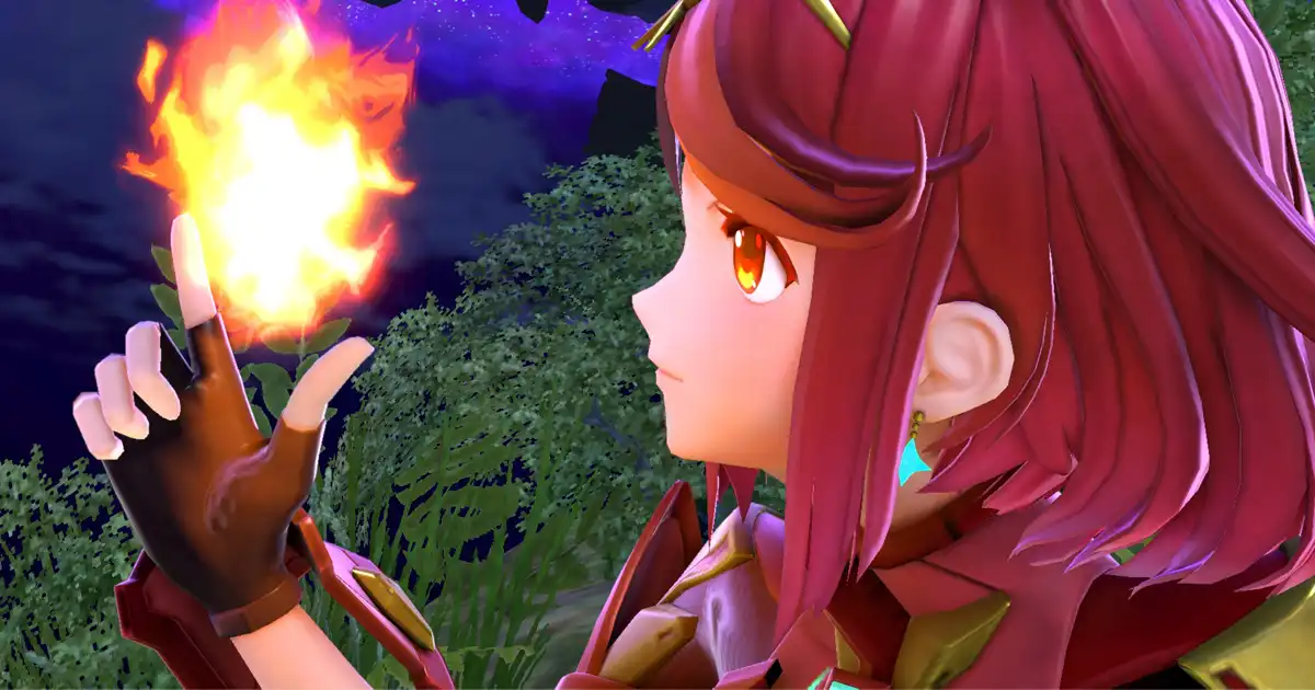 More beautiful screenshots of Pyra and Mythra in Super Smash Bros ...