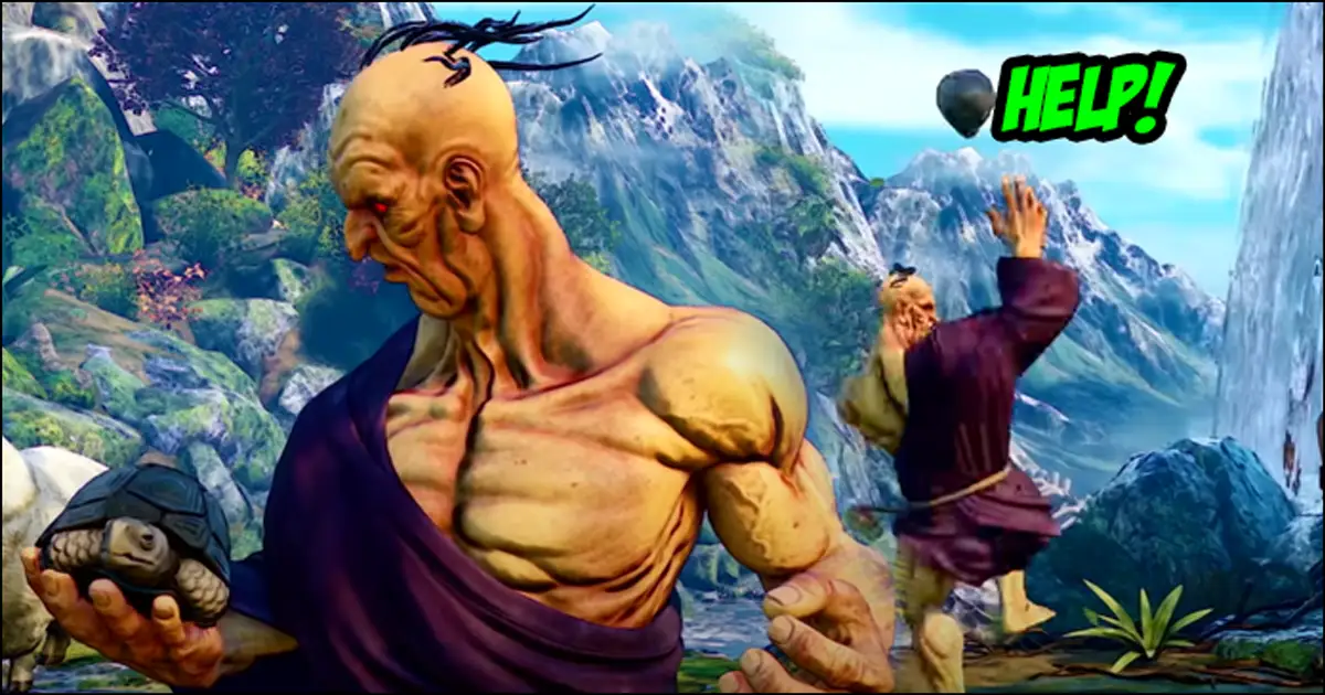 So what's going to happen to Oro's turtle if he gets hit while the poor ...