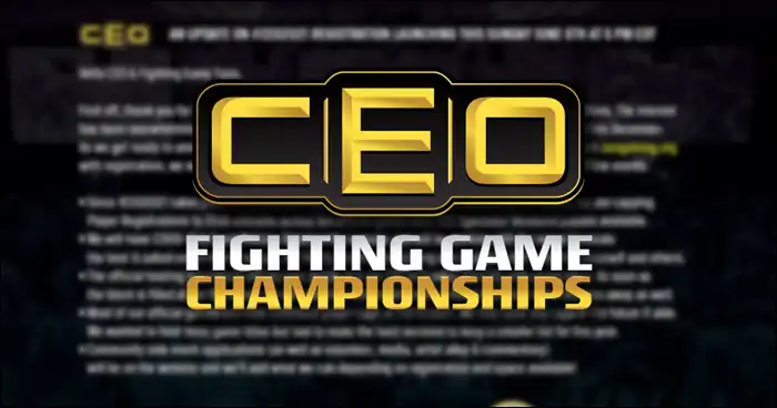 CEO 2021 official line up reveal and registration to open this Sunday