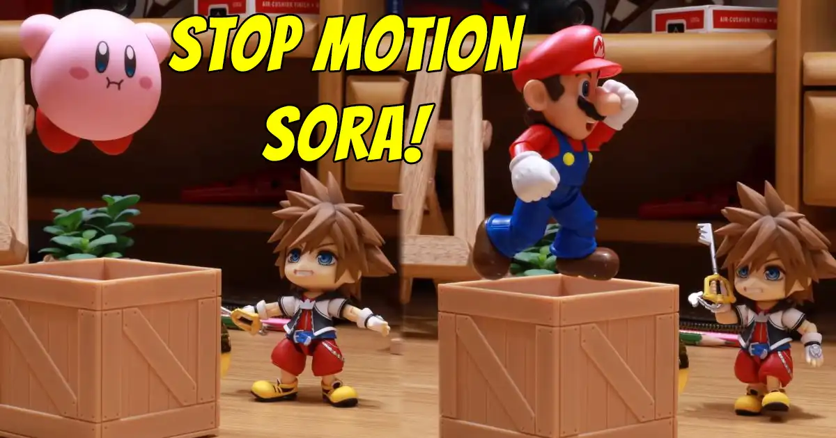 Stop motion Sora Super Smash Bros. Ultimate video is wonderfully charming