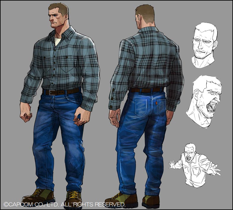 Luke and Robert concept art SF5 3 out of 3 image gallery