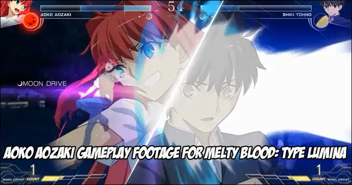 Pre-release match footage of upcoming character Aoko Aozaki released by ...