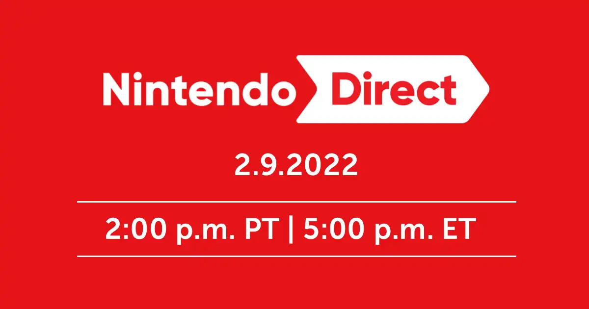 Nintendo Direct announced for 2 p.m. PT / 5 p.m. ET on February 9