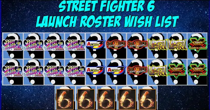 Street Fighter 6 launch roster wish list