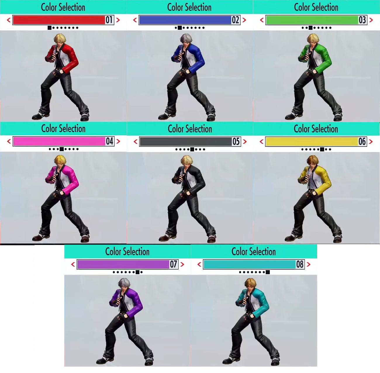 King of Fighters 15 Team Garou colors 1 out of 3 image gallery