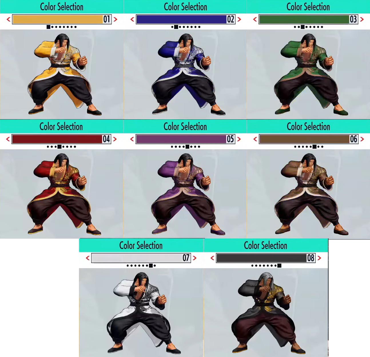 King of Fighters 15 Team Garou colors 3 out of 3 image gallery