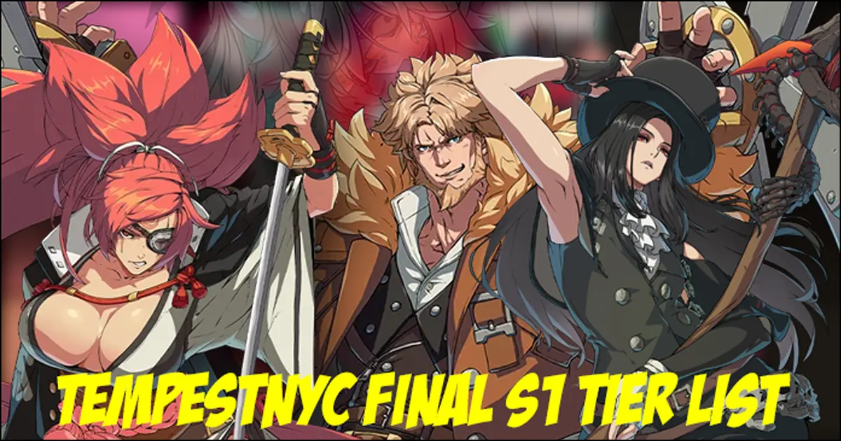 TempestNYC releases final Season 1 tier list for Guilty Gear Strive ...