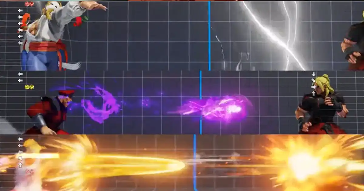 Speed comparison of Luke's V-Trigger 1 in Street Fighter 5 to other ...