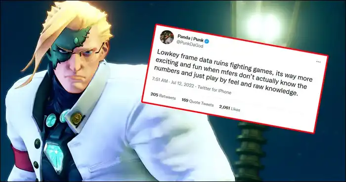 Top Street Fighter 5 player argues against having frame data in ...