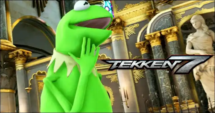 There's something truly ridiculous about seeing Kermit the Frog ...