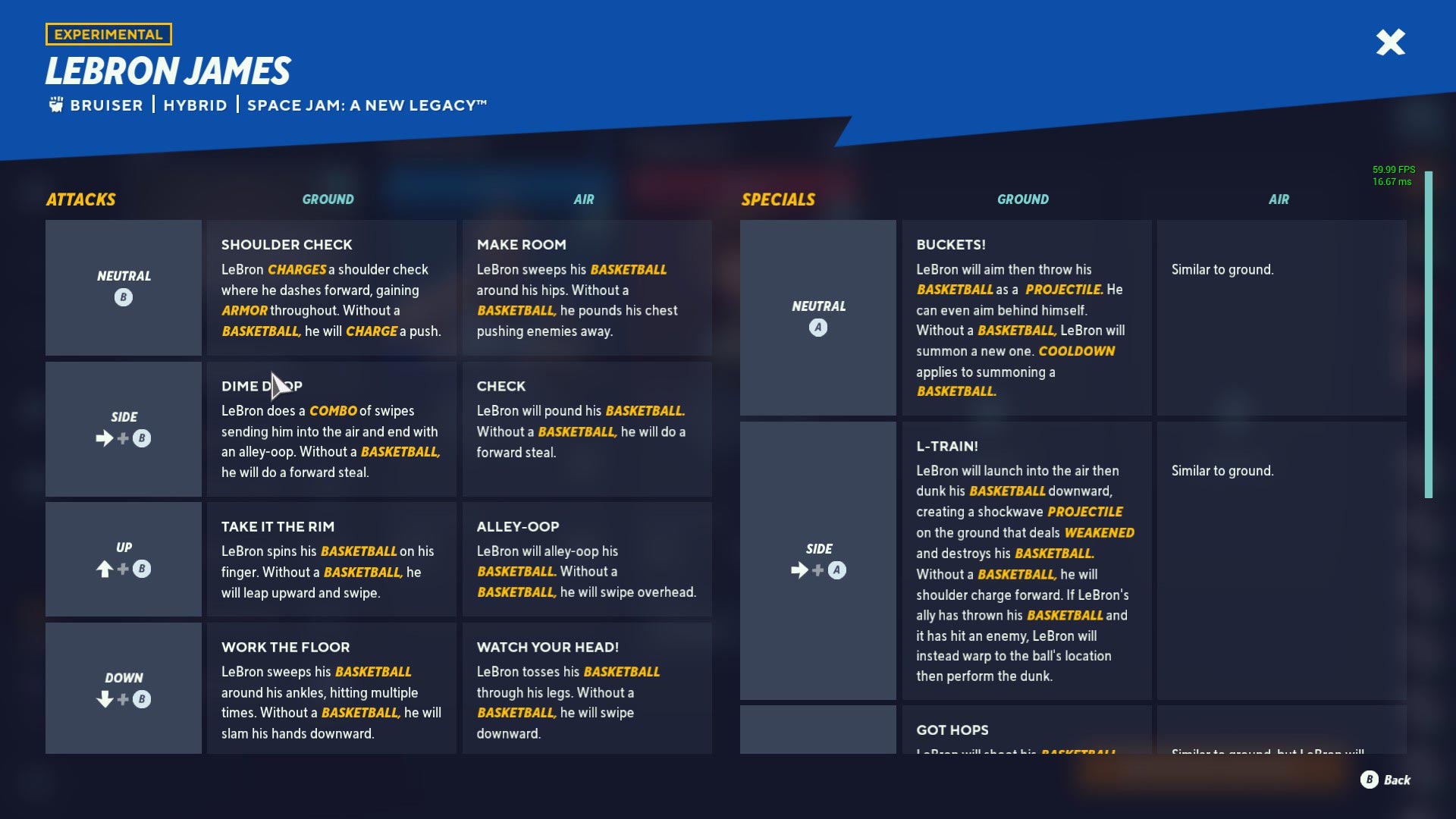 LeBron James MultiVersus moves 1 out of 2 image gallery