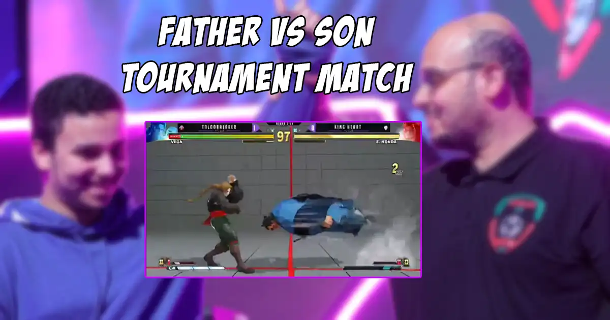Father and son clash in Street Fighter 5 tournament, heartwarming ...