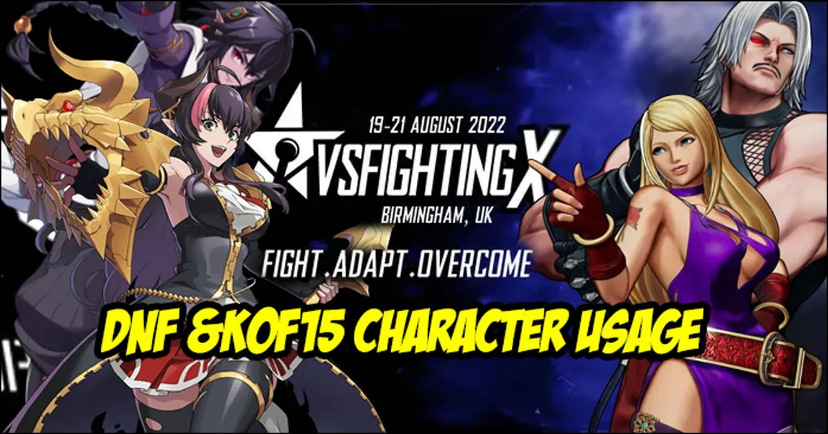 Swift Master wasn't the most popular DNF Duel character at VSFighting X while KOF15 had top ...