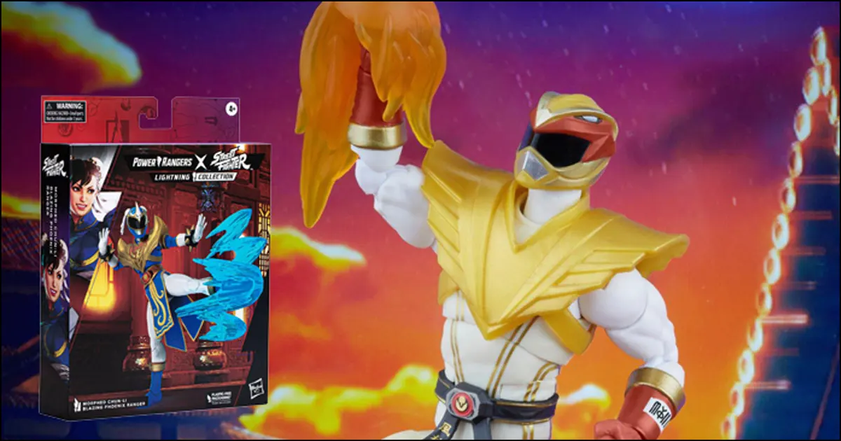 Power Rangers X Street Fighter figures for Ryu and Chun-Li announced ...