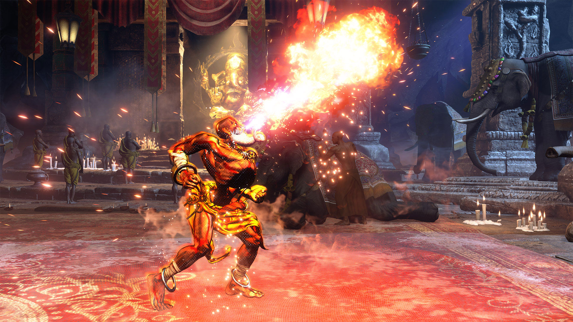 Ken, Dhalsim, Blanka, and E. Honda in Street Fighter 6 - hi-res ...