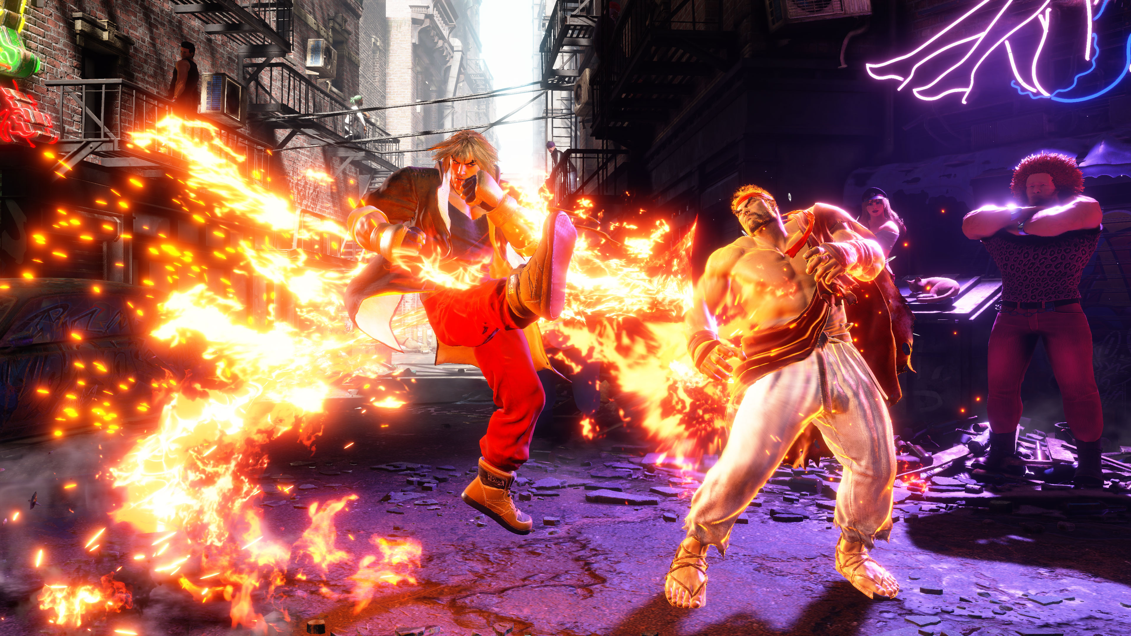 Ken, Dhalsim, Blanka, and E. Honda in Street Fighter 6 - hi-res ...