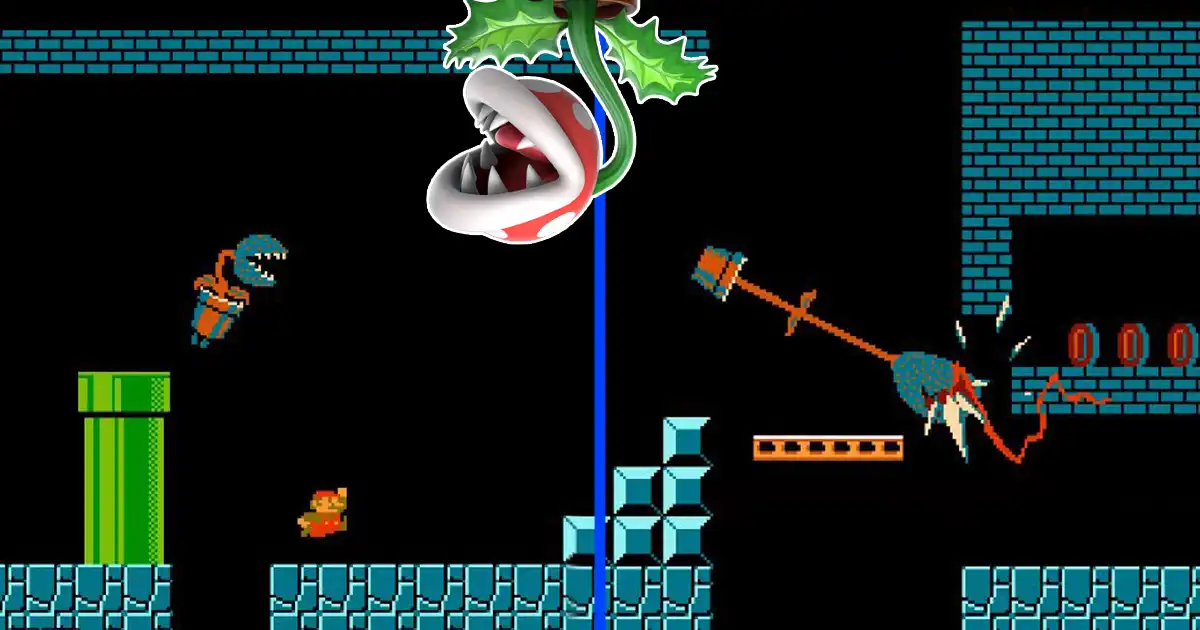 Mario Piranha Plant 8 Bit