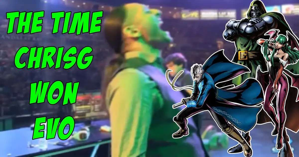 The time ChrisG finally won Ultimate Marvel vs. Capcom 3 at Evo