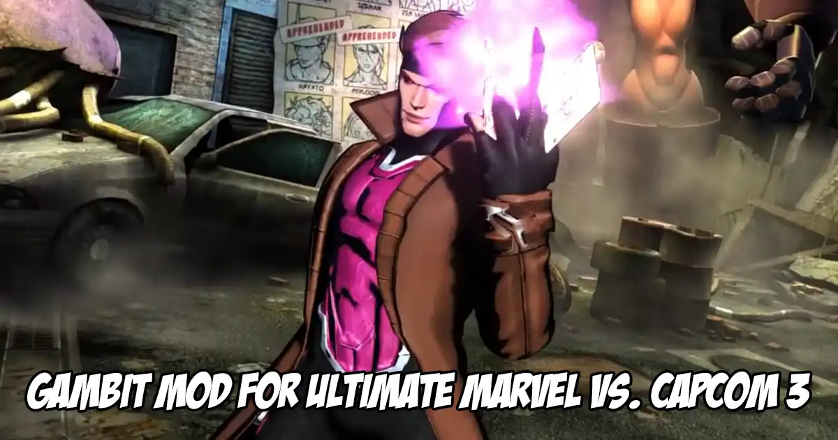 Gambit now playable in Ultimate Marvel vs. Capcom 3 thanks to mod