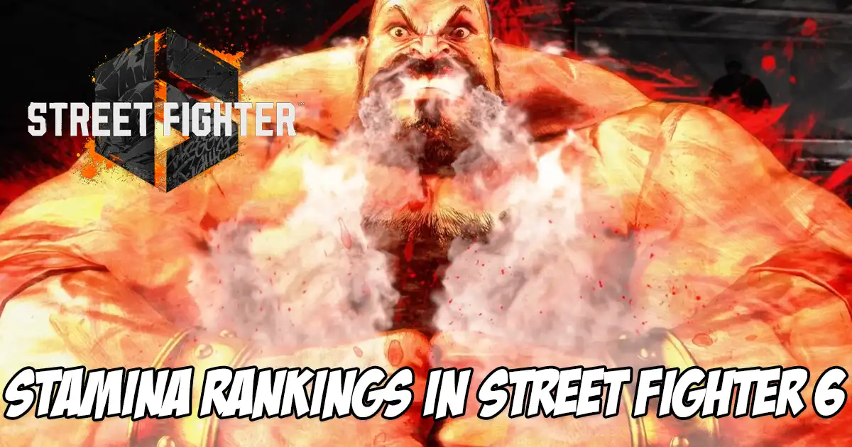 Everyone in Street Fighter 6 has the same amount of stamina... with only three exceptions