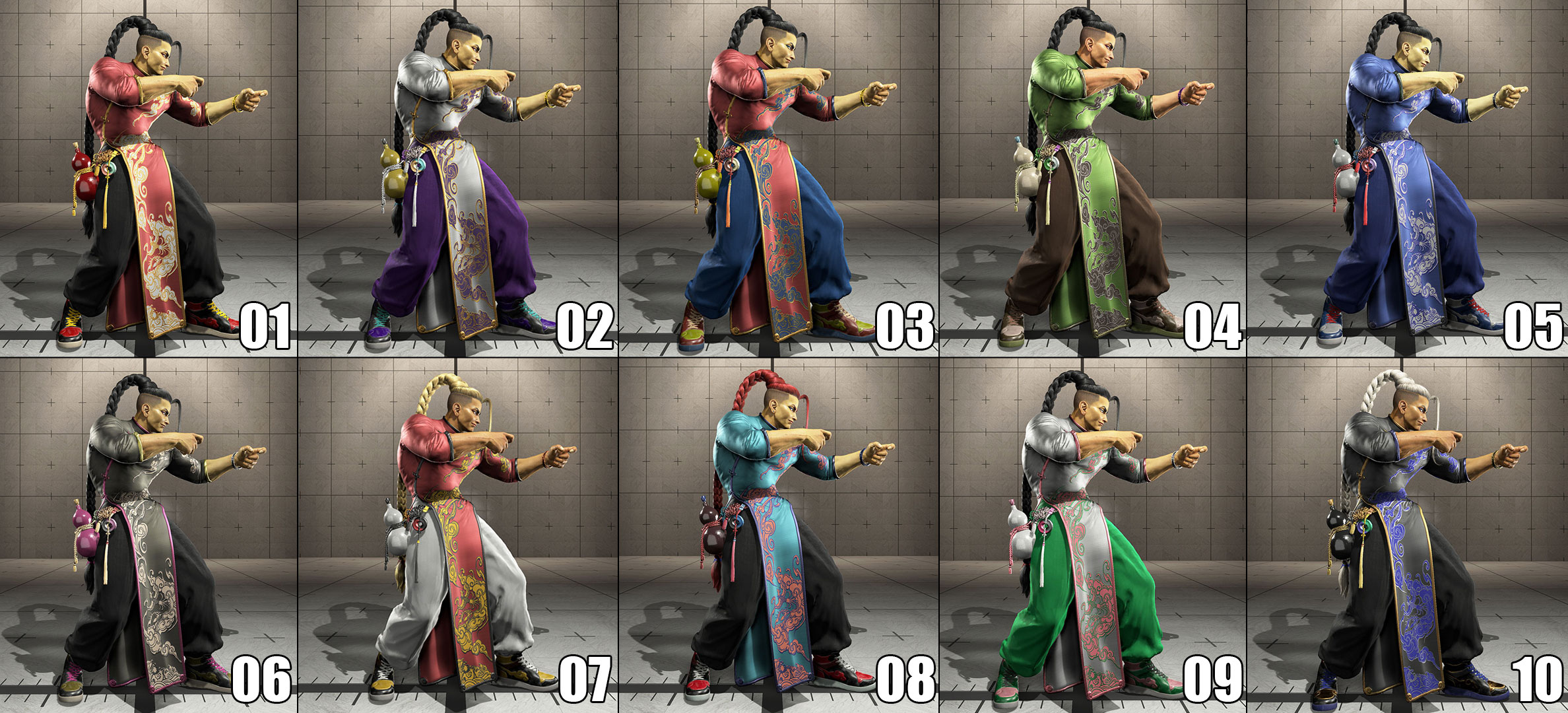 Street Fighter 6 Jamie costumes and colors 3 out of 3 image gallery