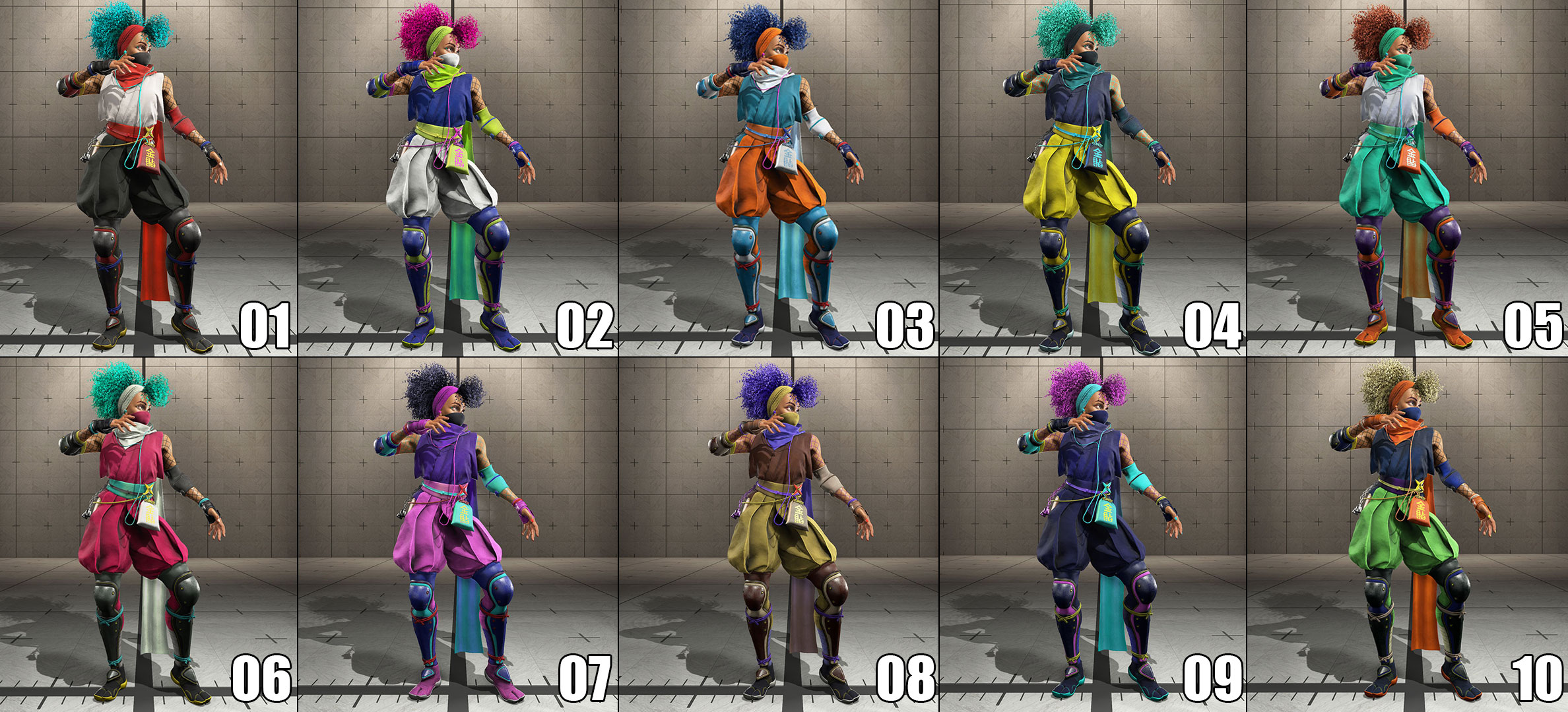 Street Fighter 6 Kimberly costumes and colors 3 out of 3 image gallery