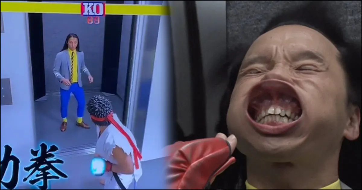 Japanese prank show features Street Fighter's Ryu blasting unsuspecting ...