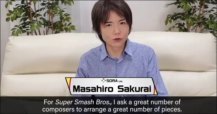 Masahiro Sakurai explains the process behind the arrangement of musical ...