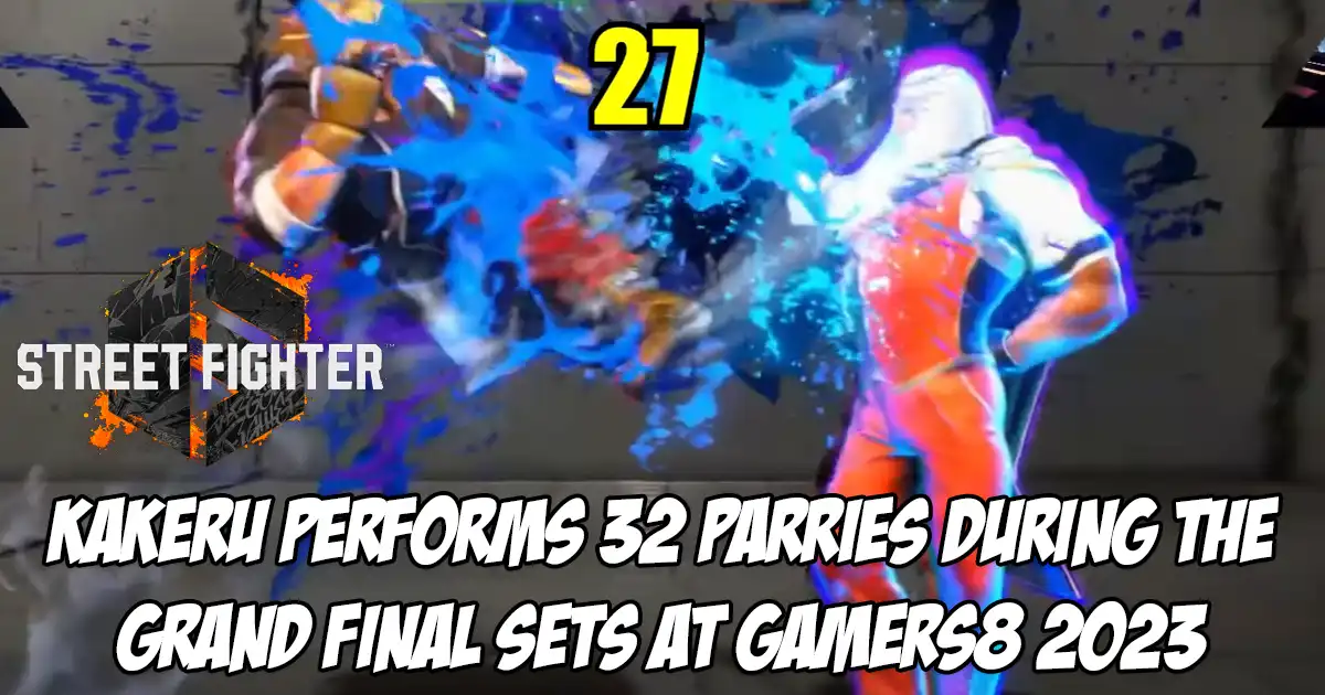 Kakeru achieved 32 Perfect Parries to win $400,000 in the Street Fighter 6 grand finals at ...