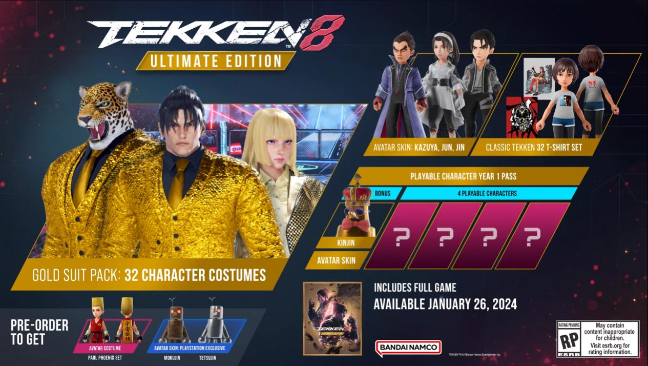 Tekken 8 special editions 2 out of 4 image gallery